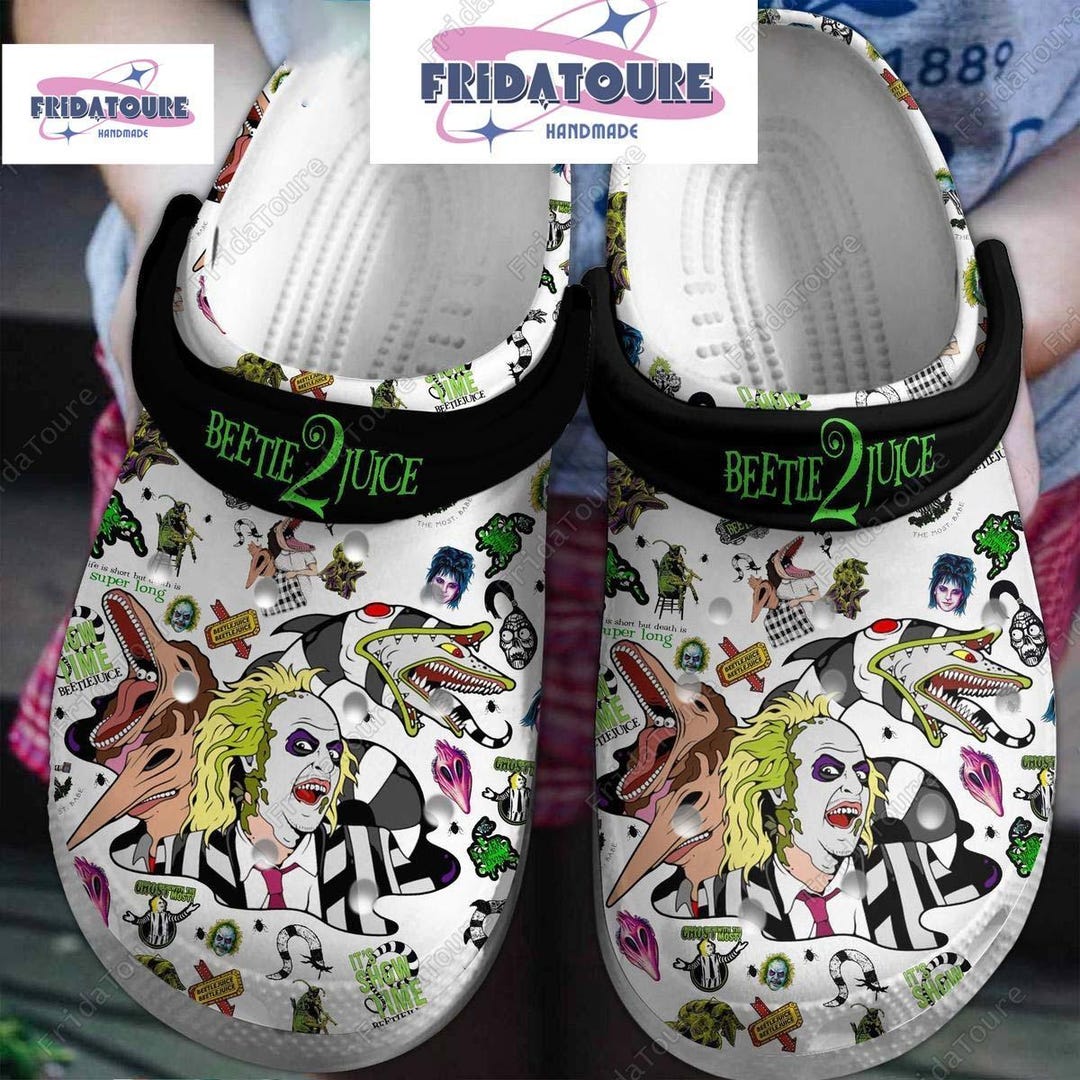 Beetlejuice Halloween Shoes, Beetlejuice 2 Show Time Sneakers ...