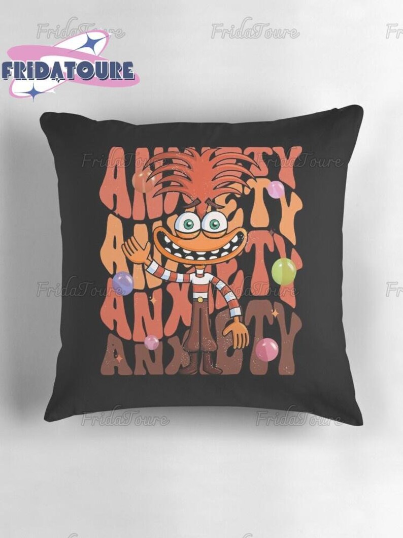 Inside Out 2 Pillow, Anxiety Inside Out 2 Classic Pillow, Disney ...