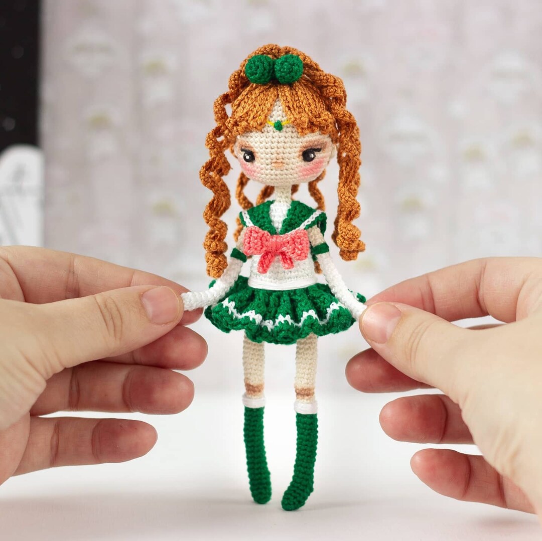 Dolls Sailor Moon Crochet Pattern , Sailor Moon Dolls Amigurumi PDF Pattern, Amigurumi Sailor ...