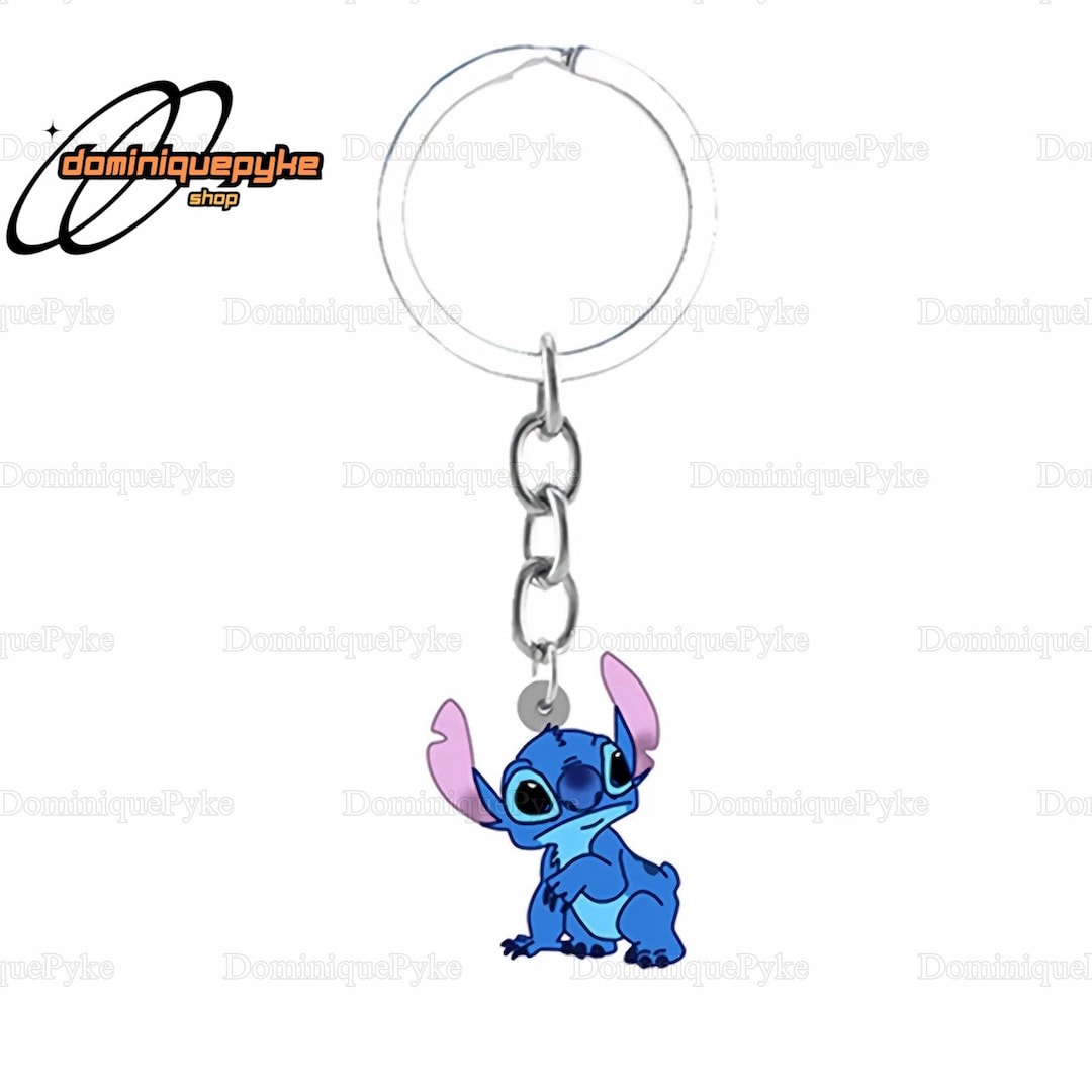 Stitch Keychain, Disney Stitch Keychain, Stitch Keyring, Lilo and ...