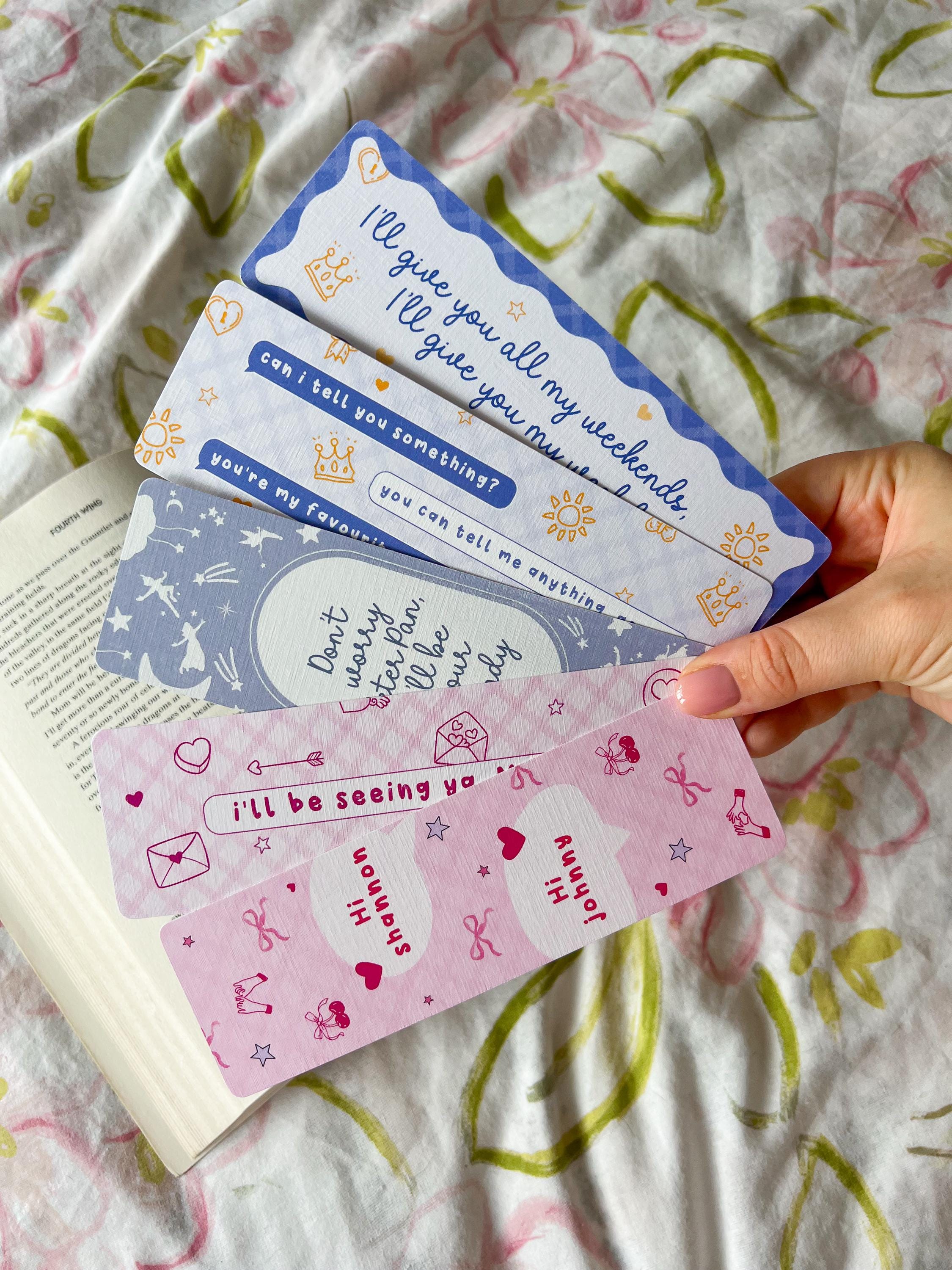 Boys of Tommen Bookmarks - Binding 13 & Saving 6 - Girly Bookmarks - Etsy