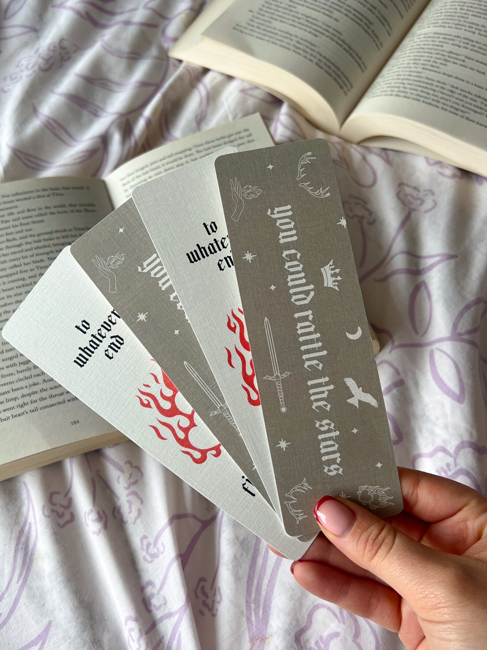 TOG Inspired Bookmarks - to Whatever End Fireheart - You Could Rattle ...
