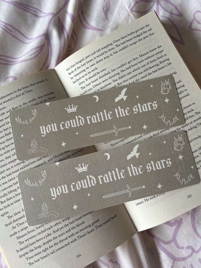 TOG Inspired Bookmarks - to Whatever End Fireheart - You Could Rattle ...