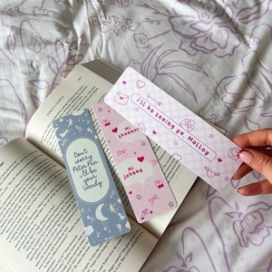 Boys of Tommen Bookmarks - Binding 13 & Saving 6 - Girly Bookmarks - Etsy