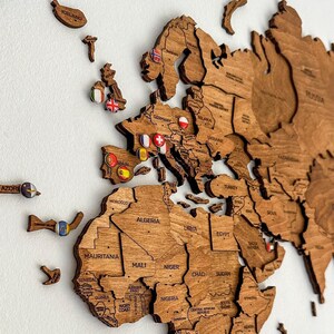 Country Flags Push Pins for World Map - Mark Places You Have Visited or ...