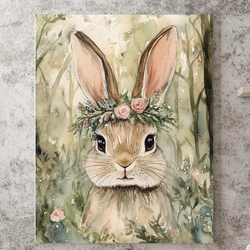 Bunny Art - Etsy