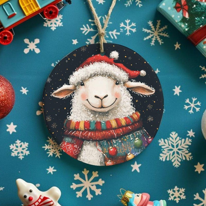 Christmas Sheep - Etsy
