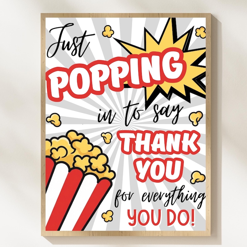 Just Popping by to Say Thank You - Etsy
