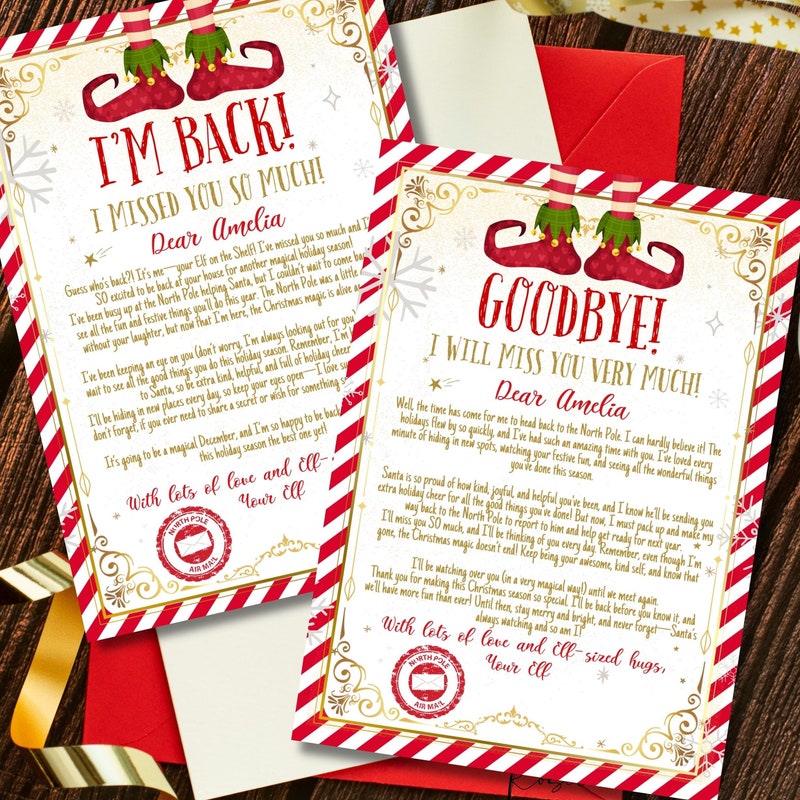 First Letter From Elf - Etsy