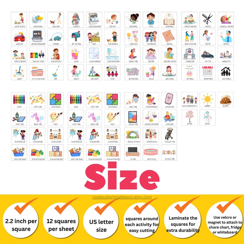 Daily Routine Cards Toddler Routine Chart Visual Schedule for Kids ...
