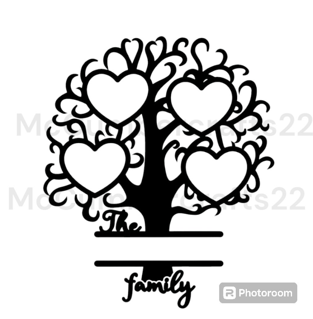 Custom Family Tree Svg Cricut Design Templates T Shirt Design Cutting ...