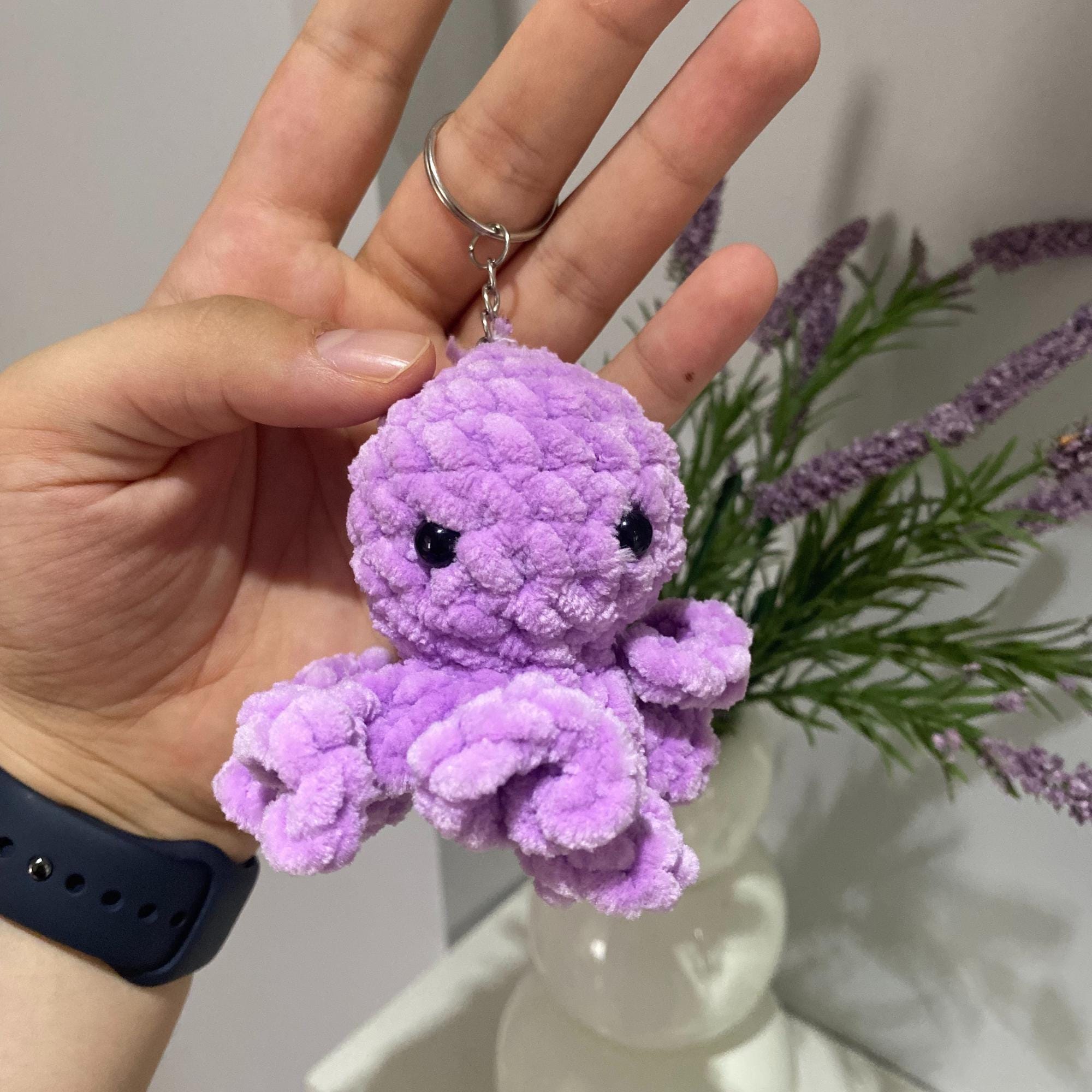 Octopus Keychain Crochet Pattern No Sew Octopus Crochet, Keychain ...
