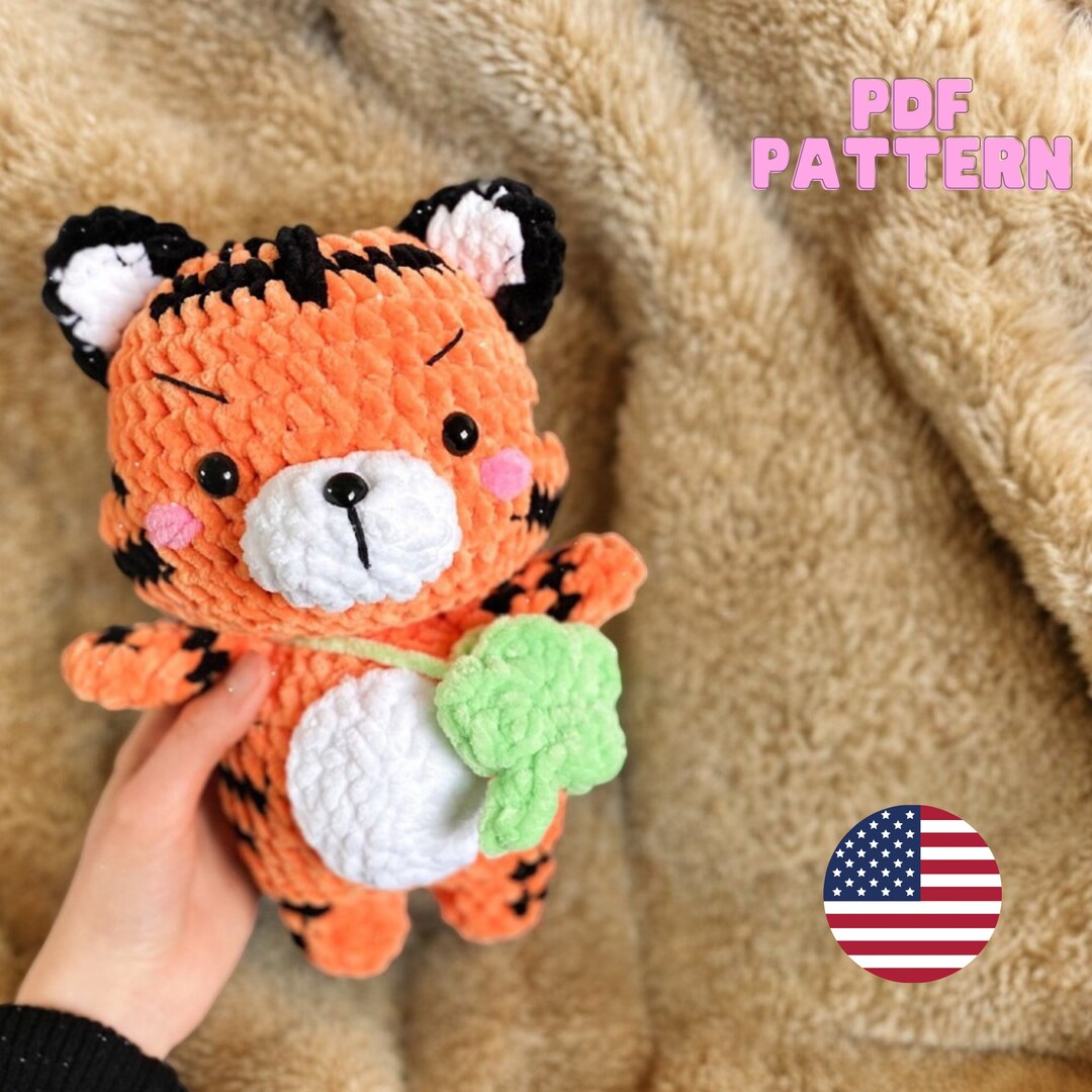 The Tiger Crochet Pattern, Tiger Crochet Pattern, Amigurumi Crochet ...