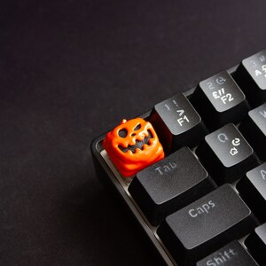 Pumpkin Artisan Mechanical Keycap - Etsy