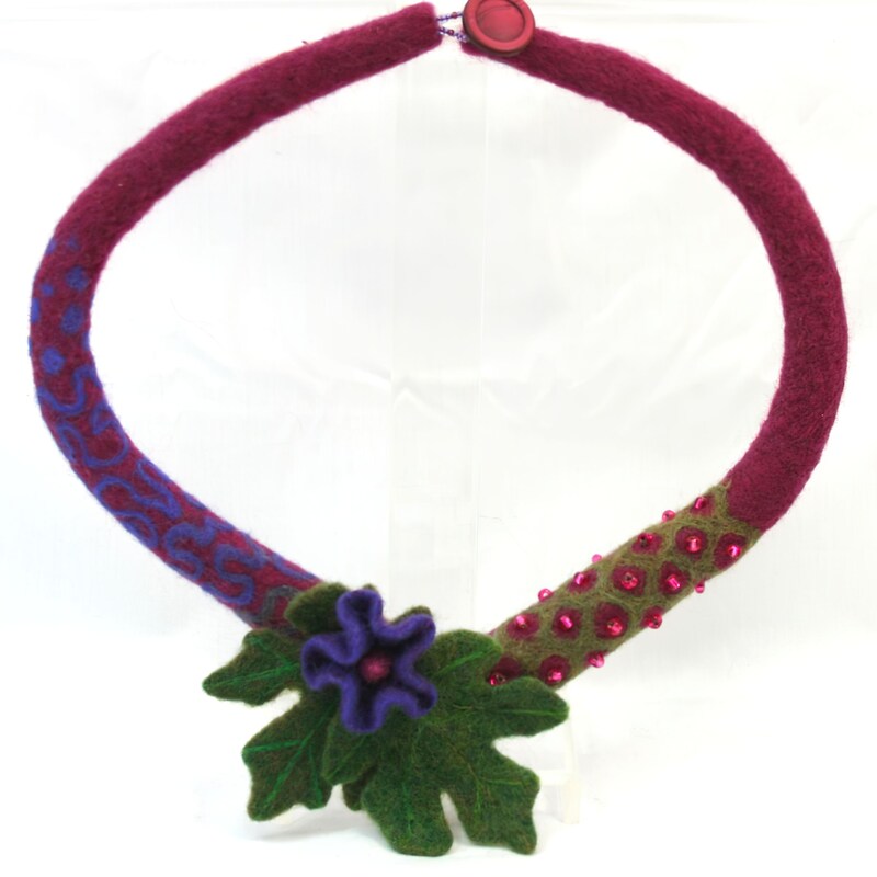 Needle Felted Jewelry - Etsy