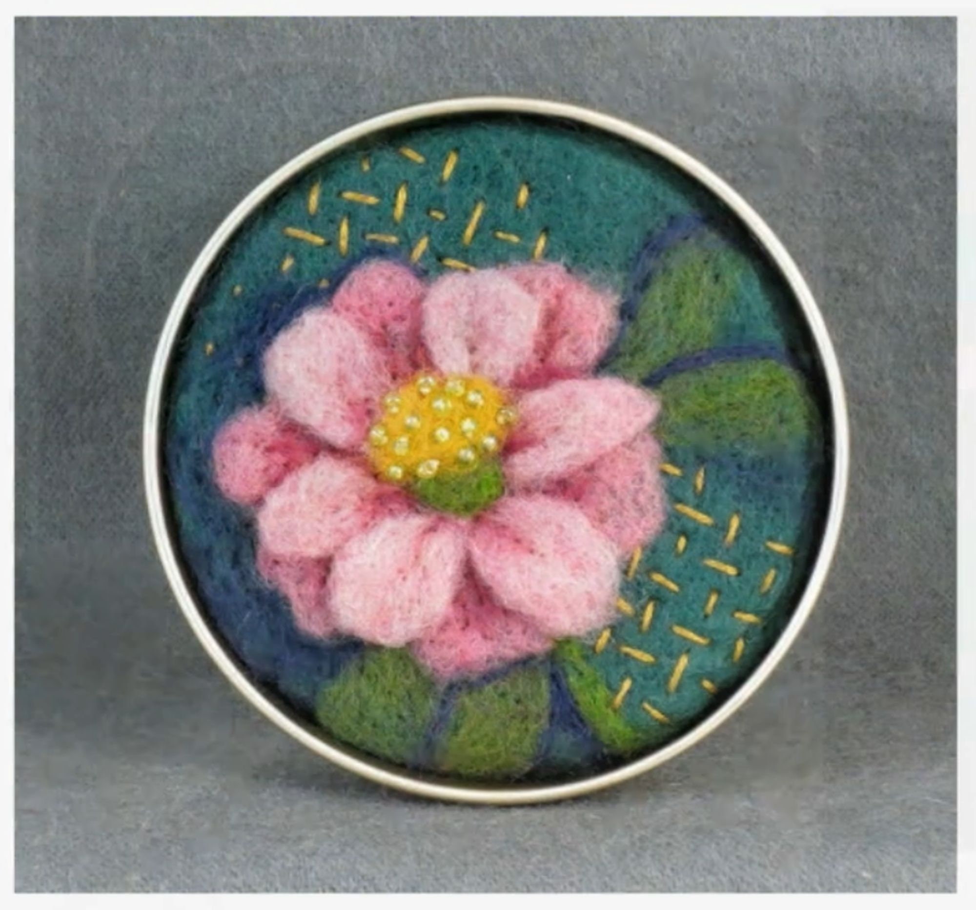 Tutorial Jar Ring Brooches Needle Felting - Etsy