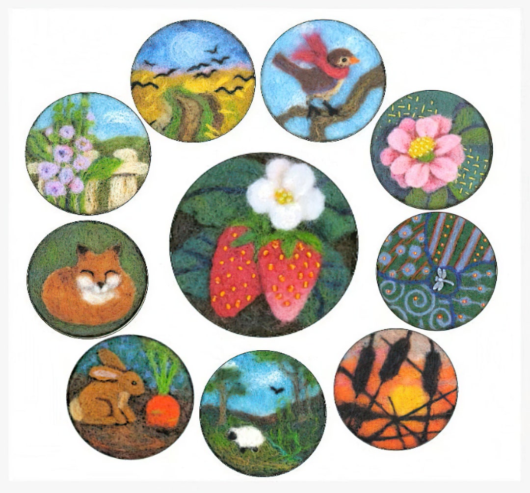 Tutorial Jar Ring Brooches Needle Felting - Etsy