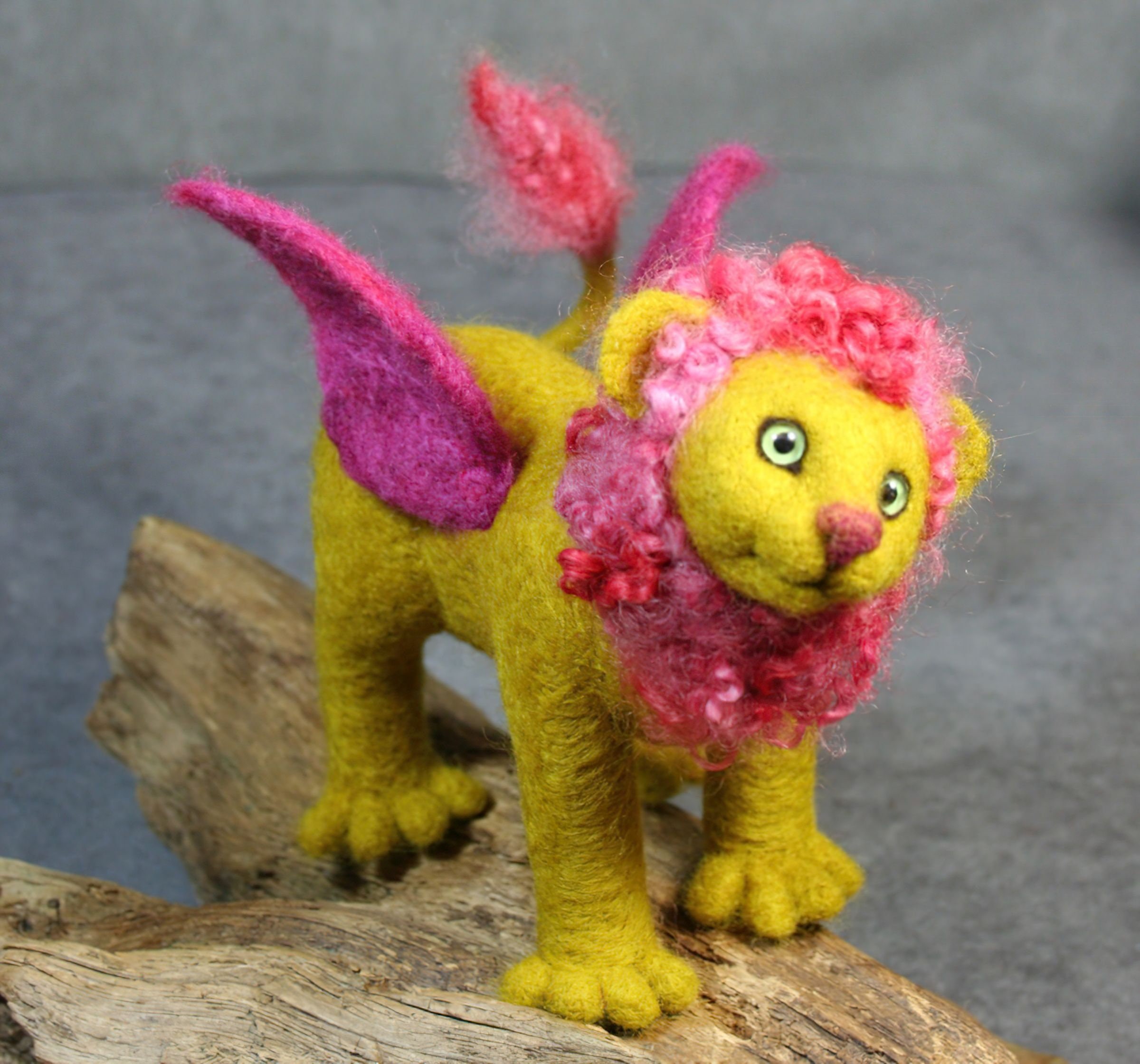 Tutorial Winged Lion Needle Felting - Etsy