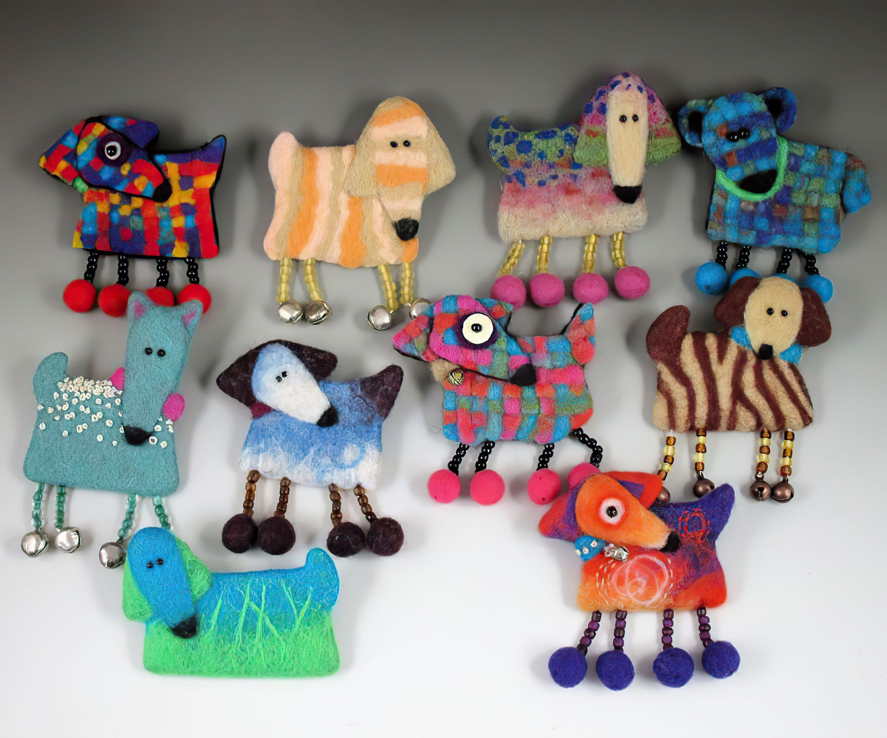 Tutorial Perky Pet Pins Needle & Wet Felting - Etsy