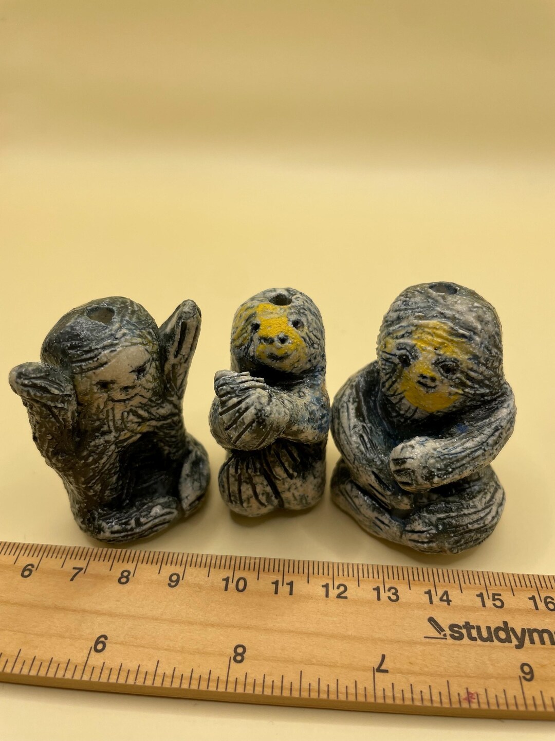 Sloth Desk Friends. Handmade Art. Decorations.sculpture Animal ...