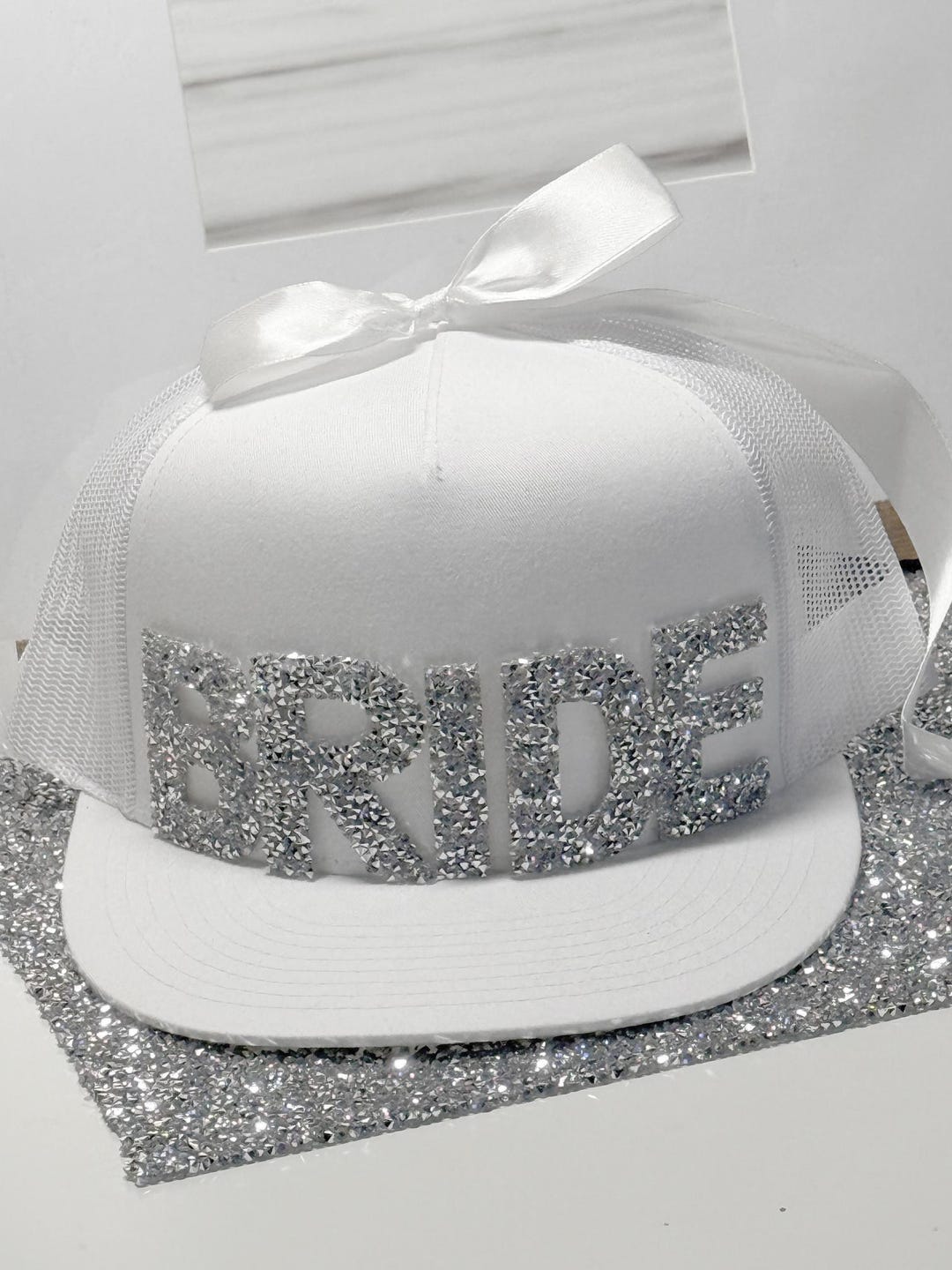 Bride Rhinestone Baseball Cap for Bridal Shower Gift Future Mrs Hat ...