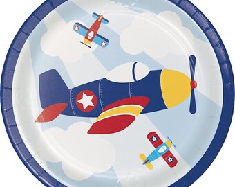 Airplane plate | Etsy