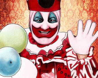 John Wayne Gacy Malerier Farvel Pogo SATELLITE ART SHOW | We Are