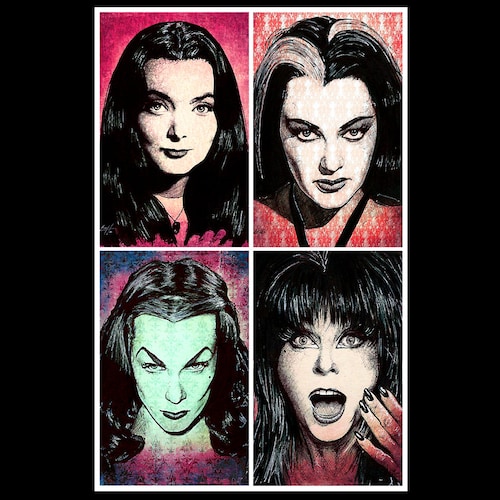 Vampira Art Print - Etsy
