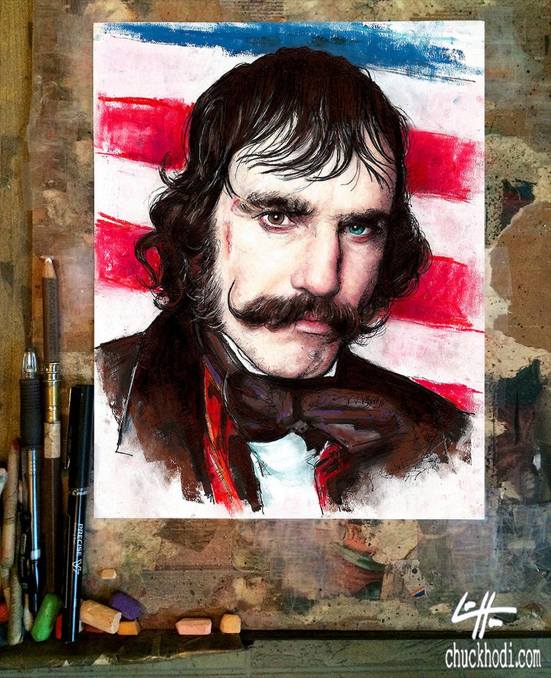 Bill the Butcher Gangs of New York Daniel Day-lewis Mustache - Etsy