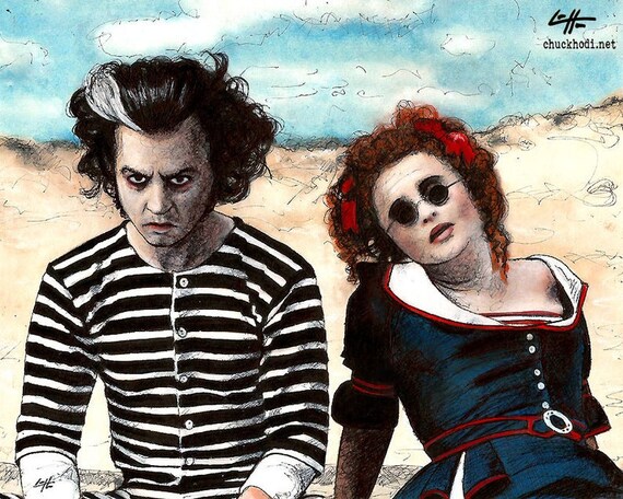 Tim Burton Drawings Sweeney Todd