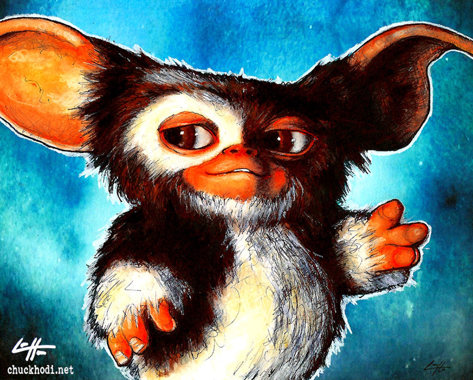 Gizmo - the Gremlins Horror Comedy Pop Art Monster Cute 80s Classic ...