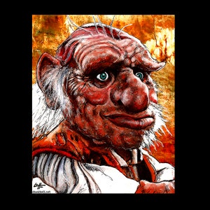 Hoggle - Labyrinth Movie David Bowie Fantasy Dwarf Jim Henson Fantasy ...