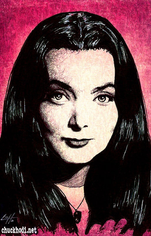 Scream Queens - Morticia Addams Lily Munster Vampira Dark Art Horror ...