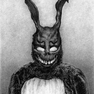 Frank the Rabbit - Donnie Darko Bunny Dark Art Horror Jake Gyllenhaal ...
