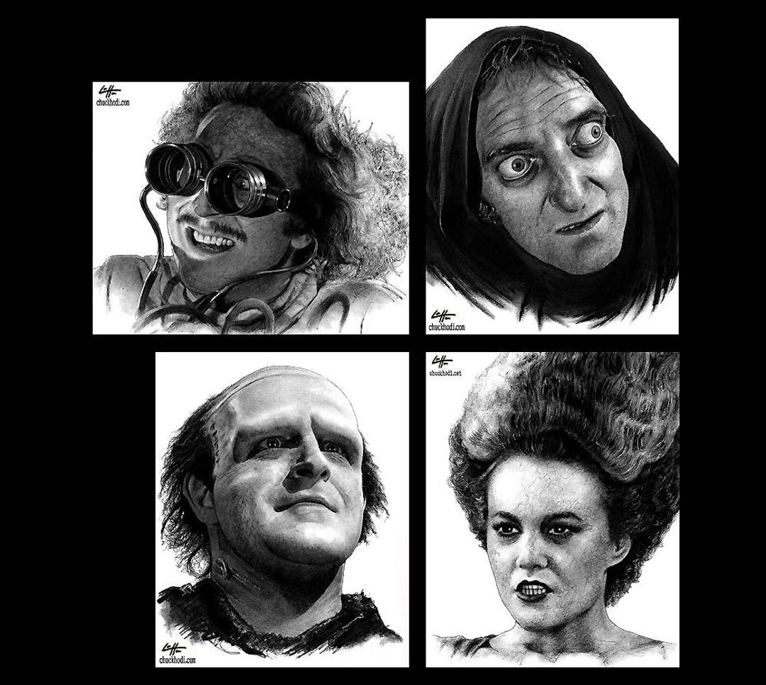 The Young Frankenstein Series - Gene Wilder Marty Feldman Monster Bride ...