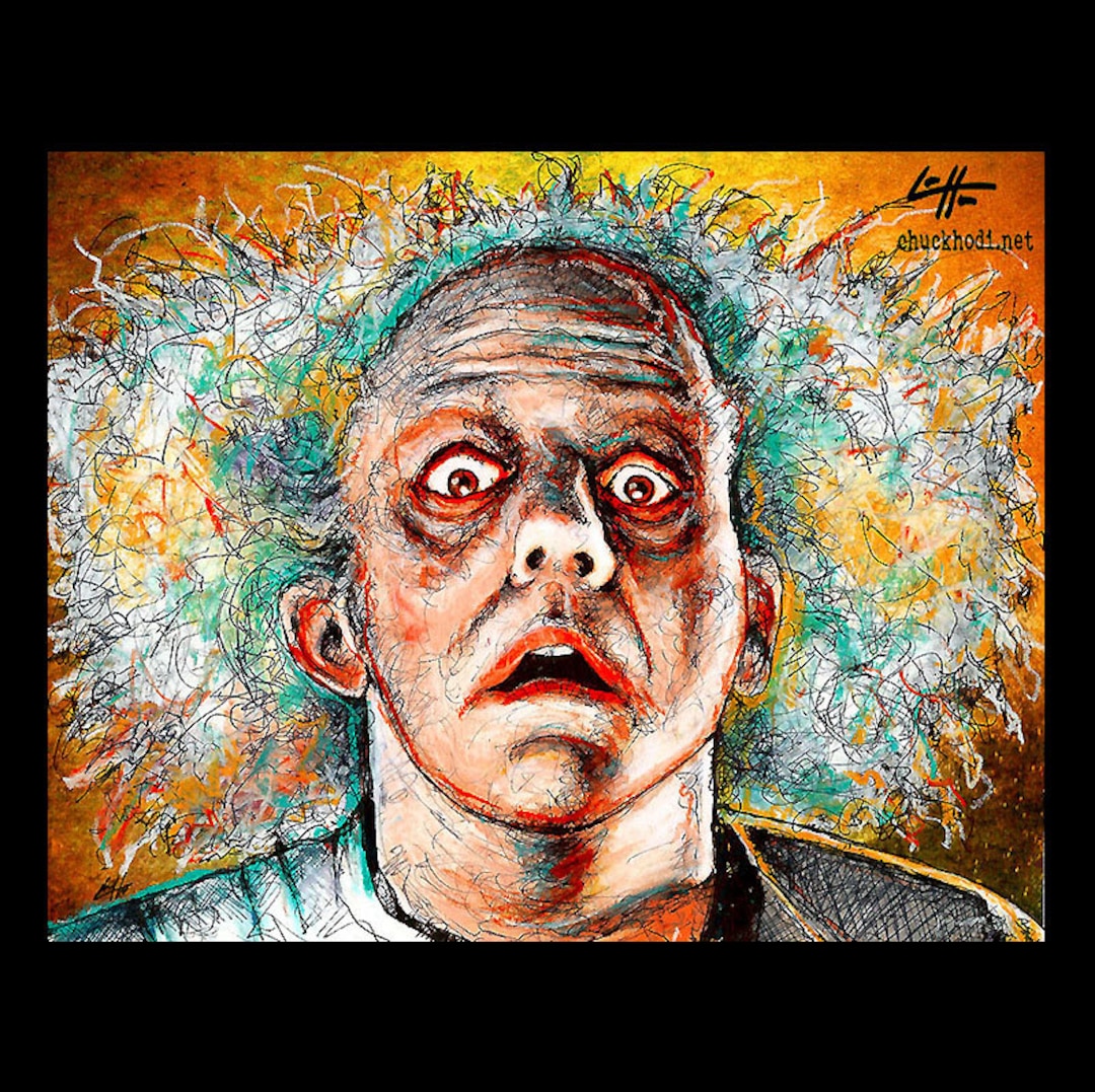 Doc Brown - Back to the Future Emmit Brown Michael J Fox 80s Sci Fi ...