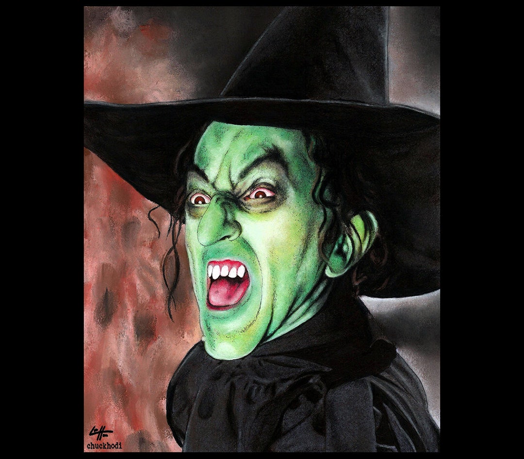 Wicked Witch of the West - Magaret Hamilton Wizard of Oz Miss Gulch ...