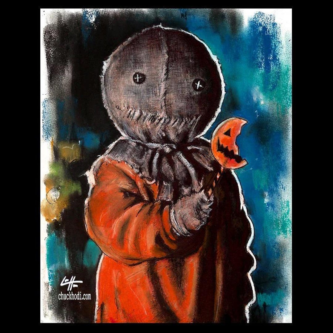 Sam - Trick R Treat Horror Dark Art Halloween Samhain Lowbrow Pop Art ...