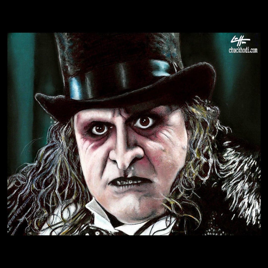 Pinguino - Batman Returns Oswald Cobblepot Joker Danny DeVito Dark Art ...