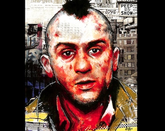 Robert De Niro Taxi Driver - Etsy