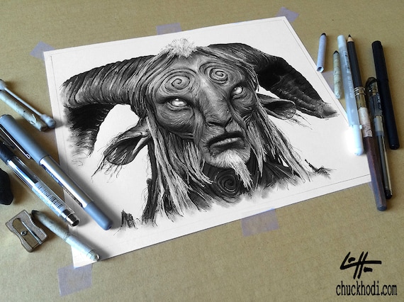 Pans Labyrinth Faun Drawing