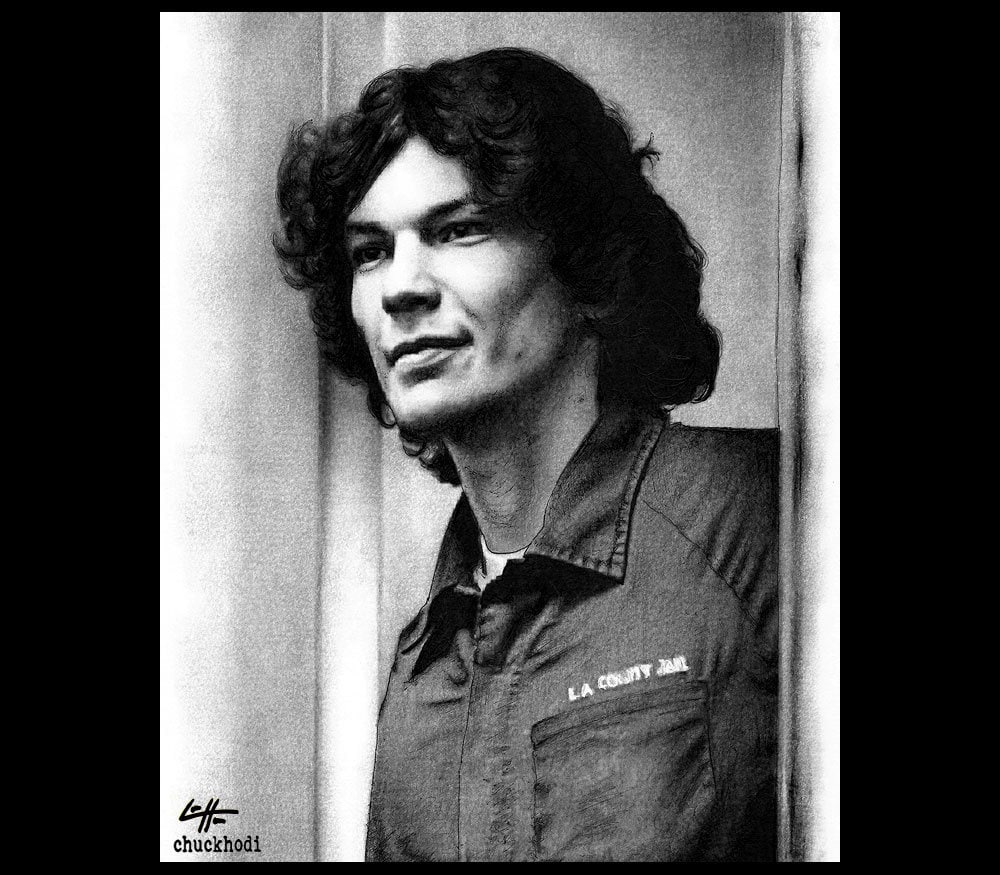 Print 8x10 Richard Ramirez The Night Stalker Serial | Etsy