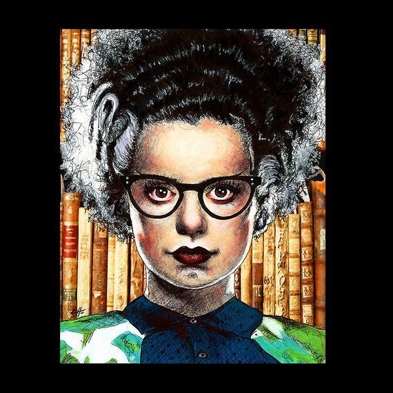 Bride Of Frankenstein Pin Up Art