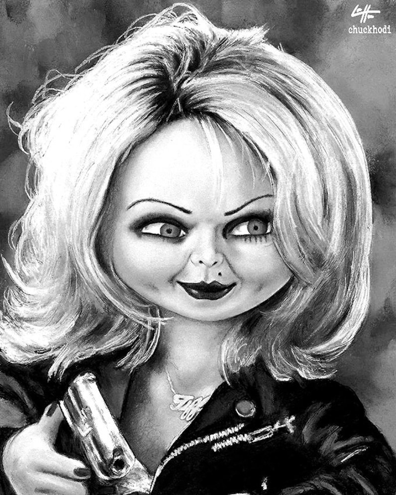 Bride of Chucky Tiffany Valentine Jennifer Tilly Doll Horror - Etsy