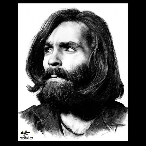 Charles Manson Art - Etsy