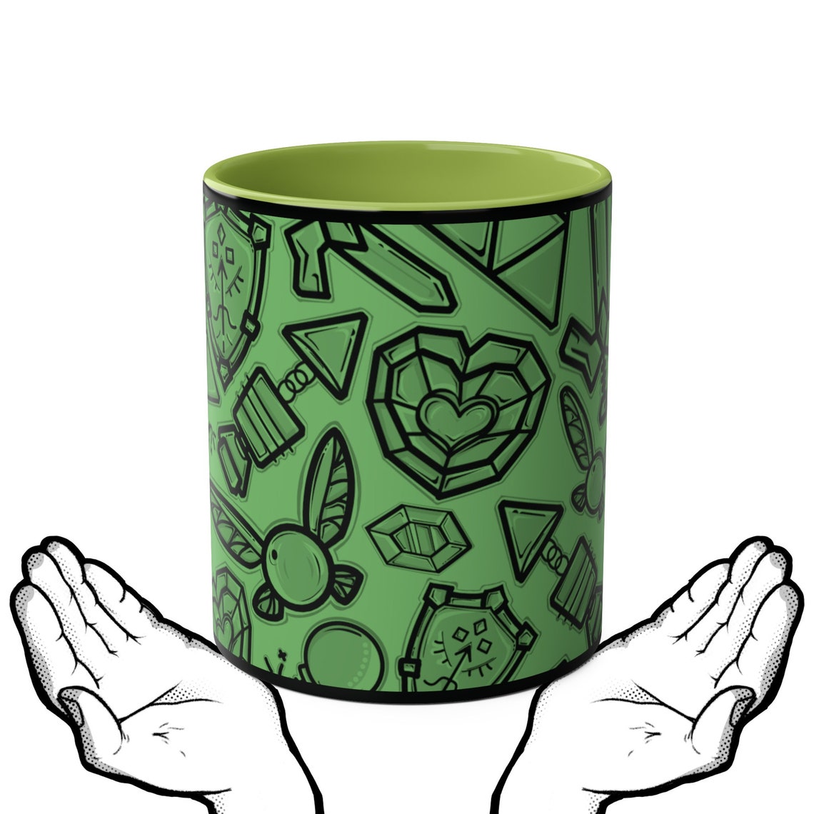 Zelda Themed Classic Ceramic Mug - Etsy UK