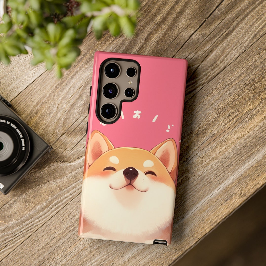 Phonecase With Cute Anime Shiba Inu Design for Iphone, Samsung Galaxy ...