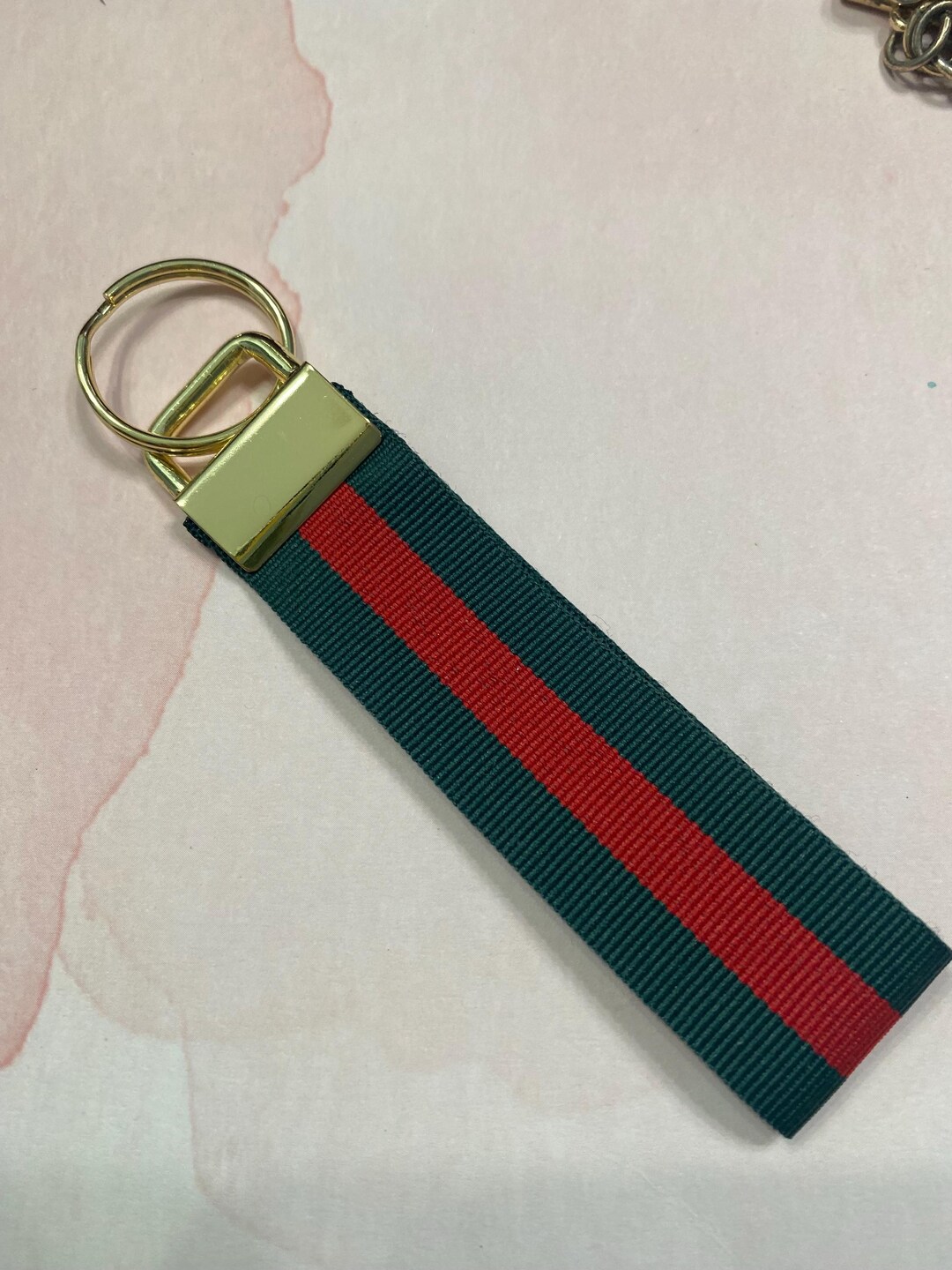 Custom Keychain / Monogram Key Ring / Purse Charm / G Key Ring / Bag ...