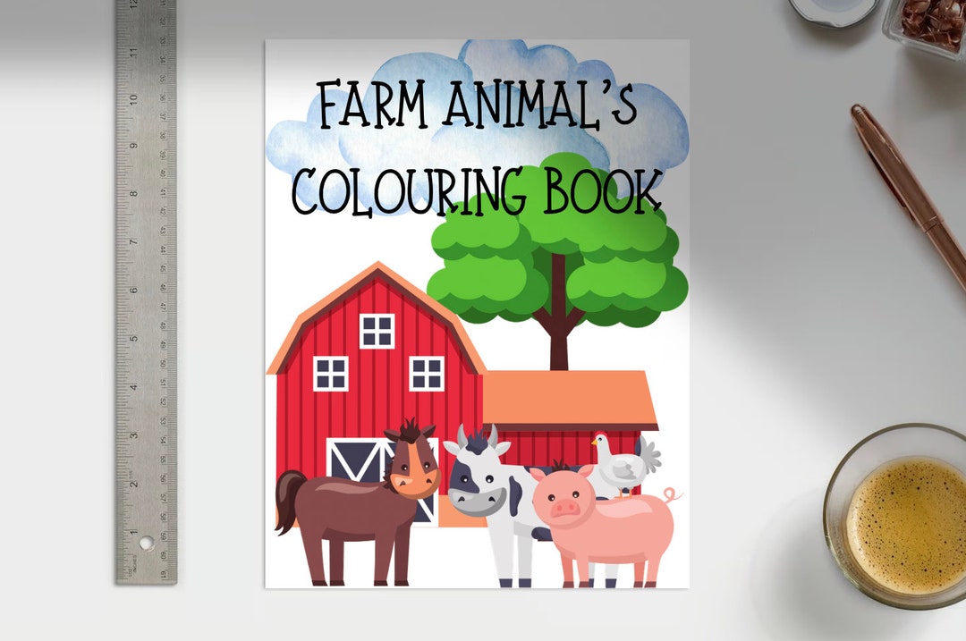 Whimsical Farm Friends: Interactive Kids Coloring Book Perfect for ...