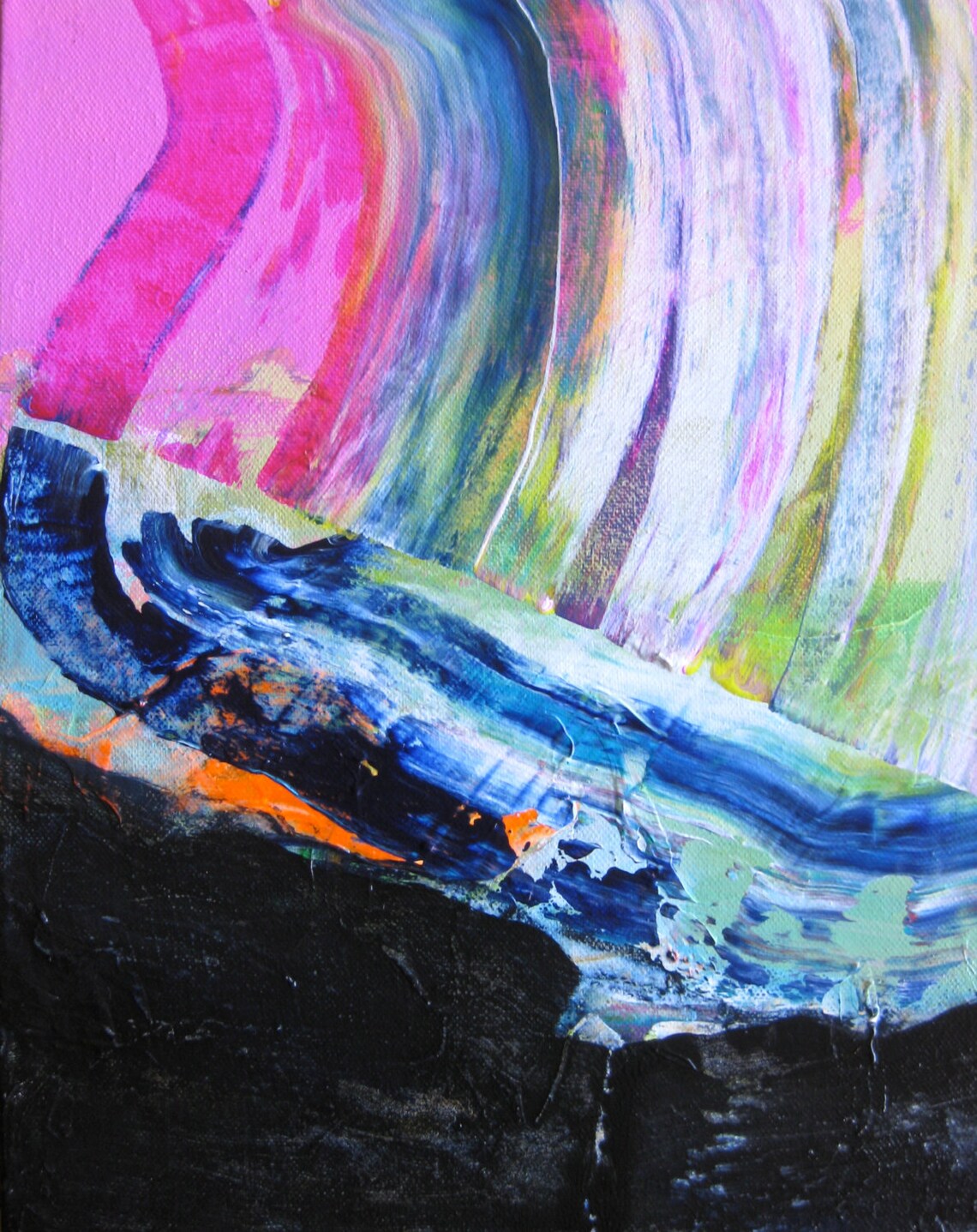 Chasm Original Abstract Expressionistic Painting on Canvas - Etsy